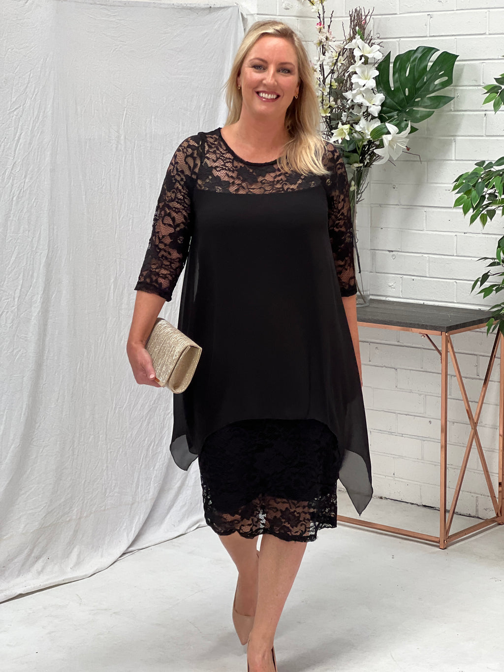 Zelda Black Lace Dress – Dressxox