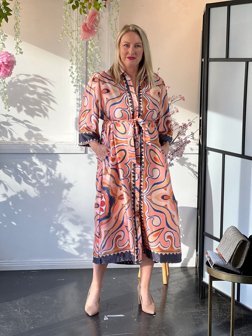 Ivanna Rust Sunset Dress – Dressxox