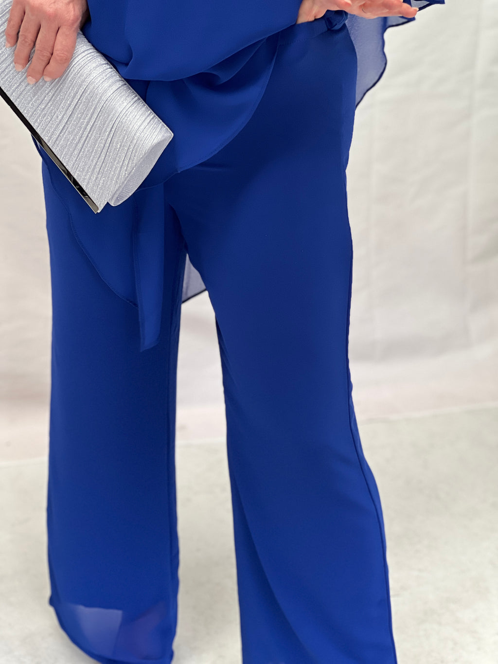 Faith Royal Chiffon Pants – Dressxox