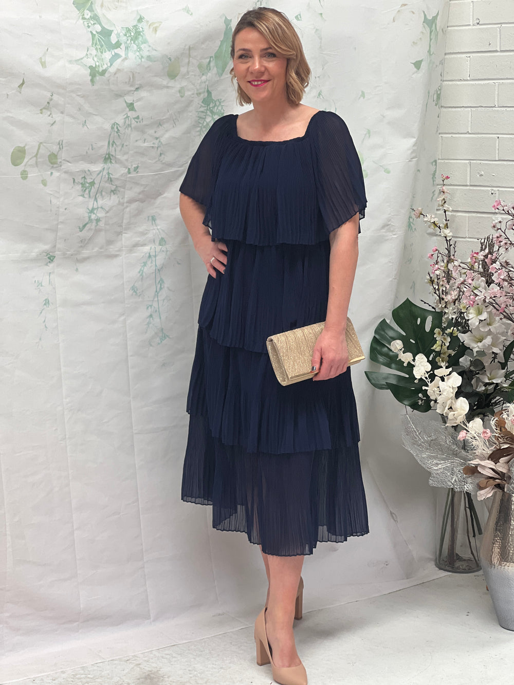 Genoa Navy Evening Dress – Dressxox