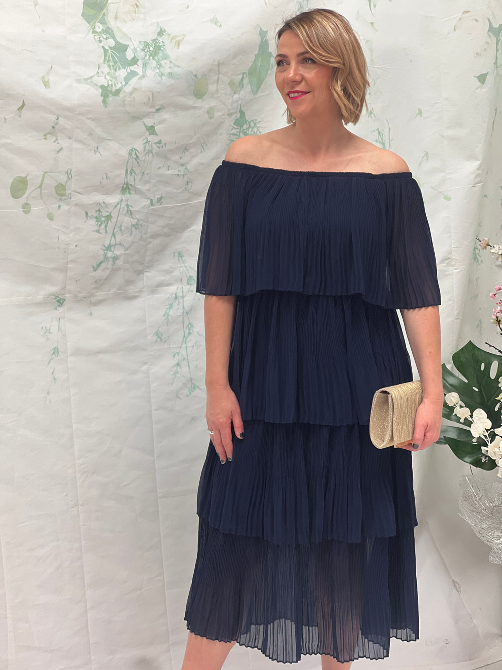 Genoa Navy Evening Dress – Dressxox