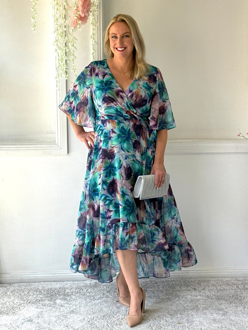 Lolita Jade Floral Evening Dress – Dressxox