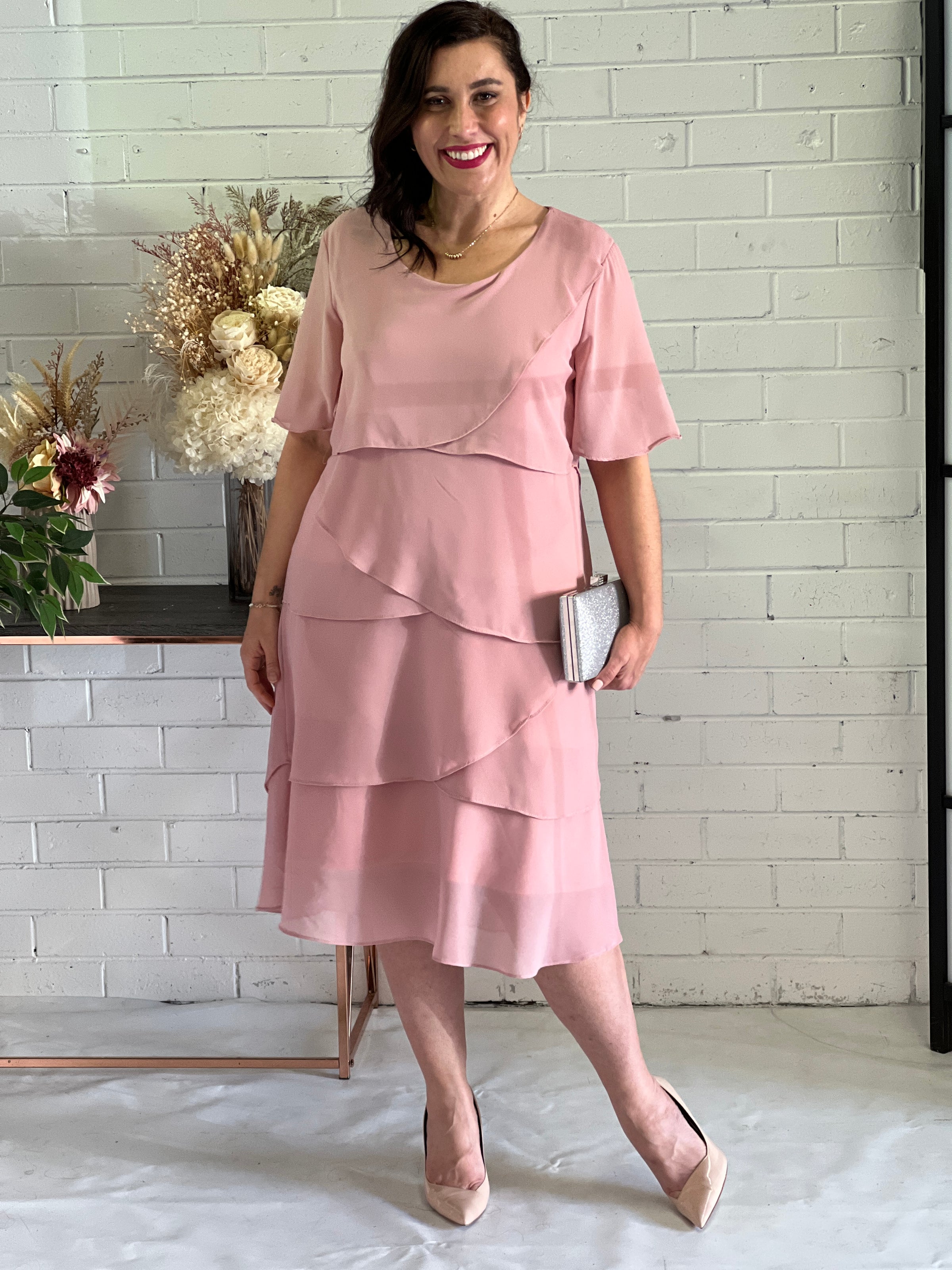 Remy Blush Evening Dress – Dressxox