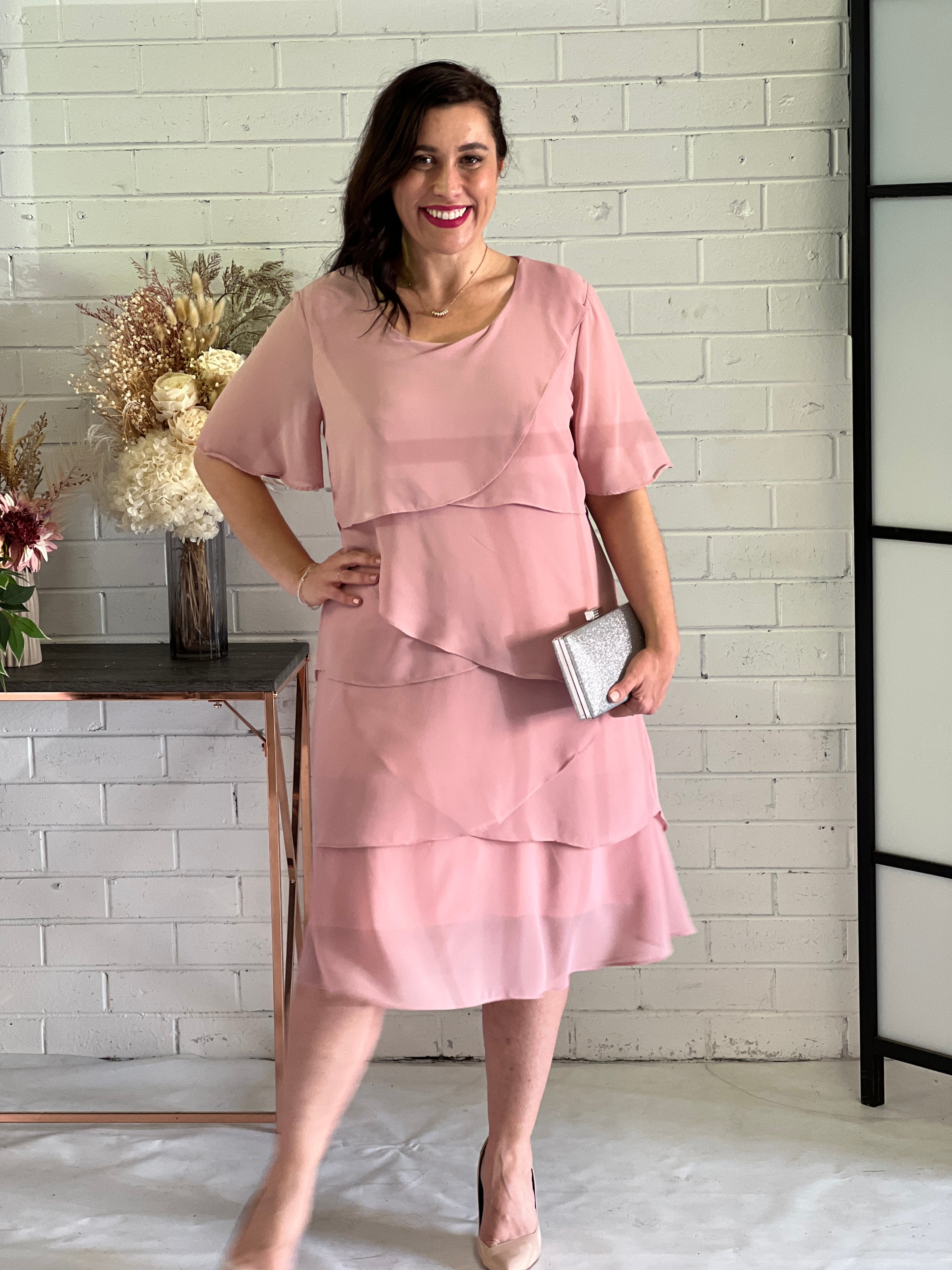 Remy Blush Evening Dress – Dressxox