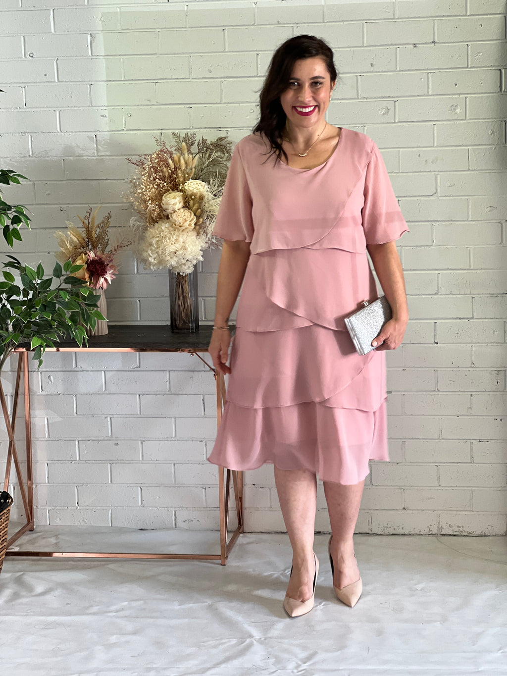 Remy Blush Evening Dress – Dressxox