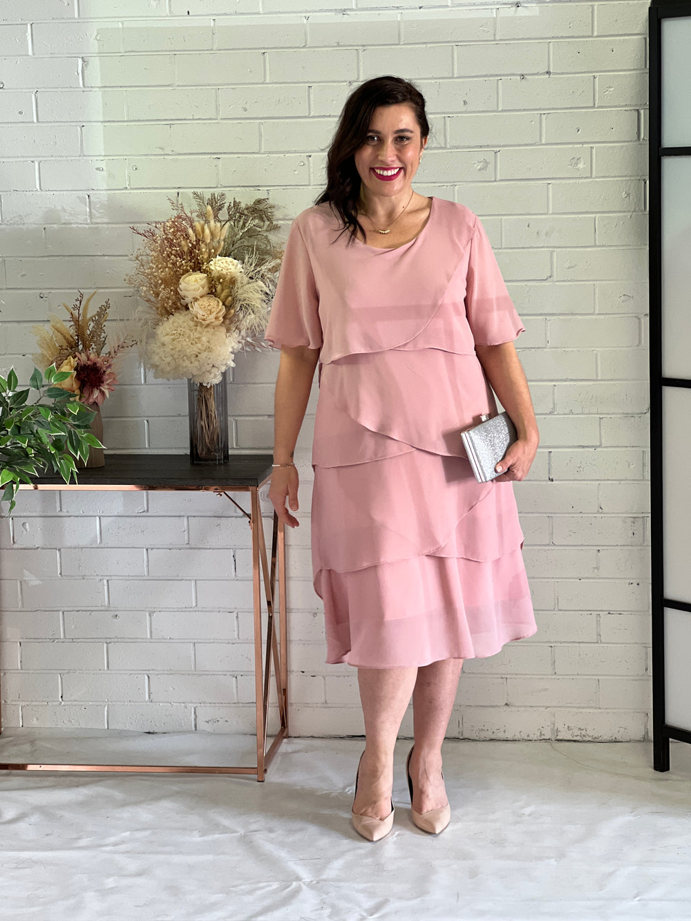 Remy Blush Evening Dress – Dressxox