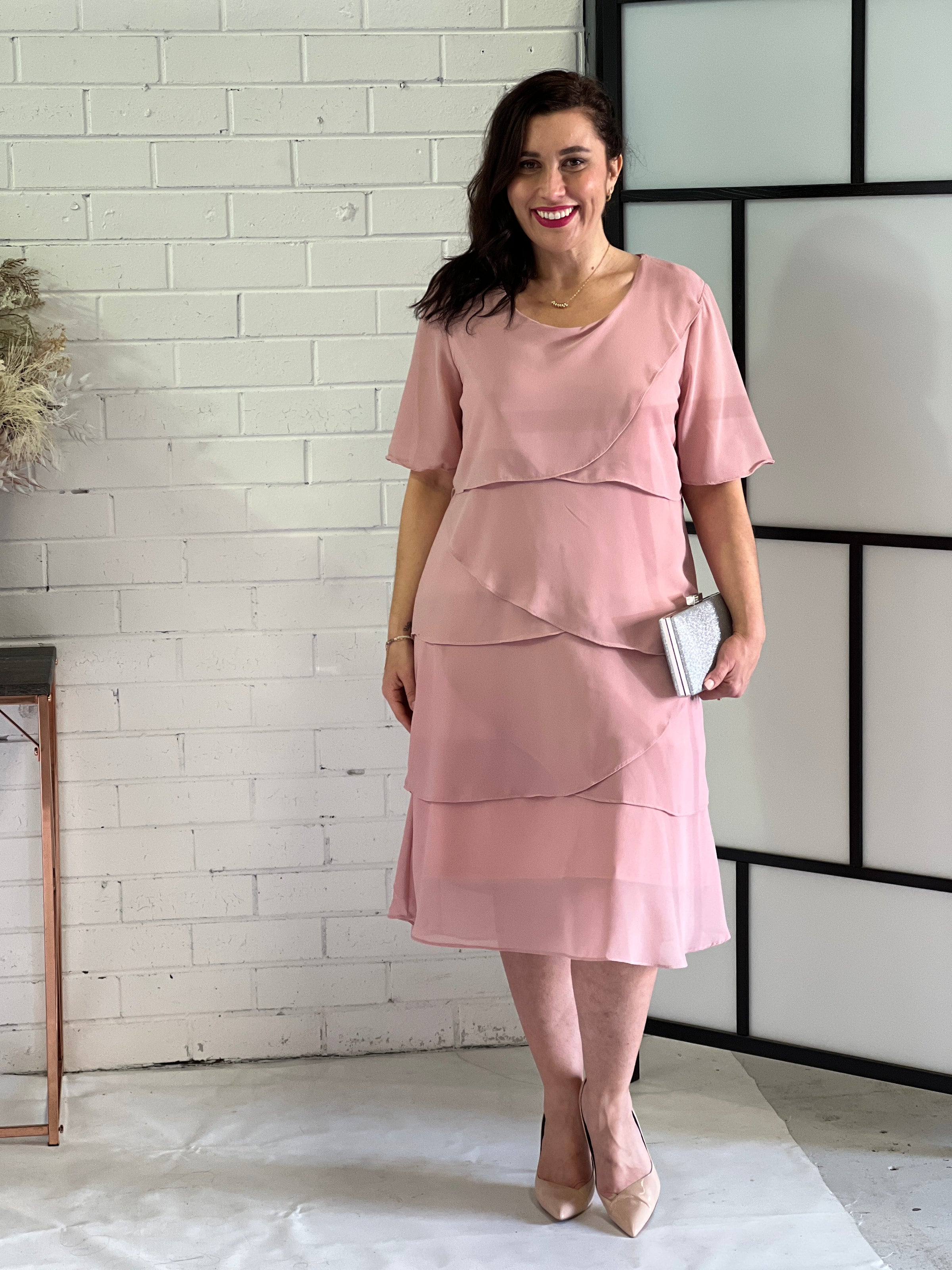 Remy Blush Evening Dress – Dressxox