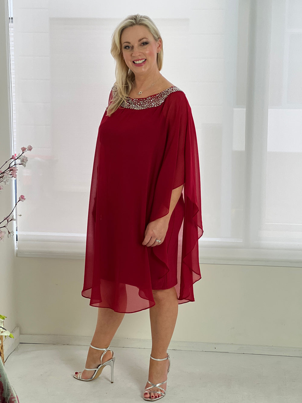 Etan Red Evening Dress – Dressxox