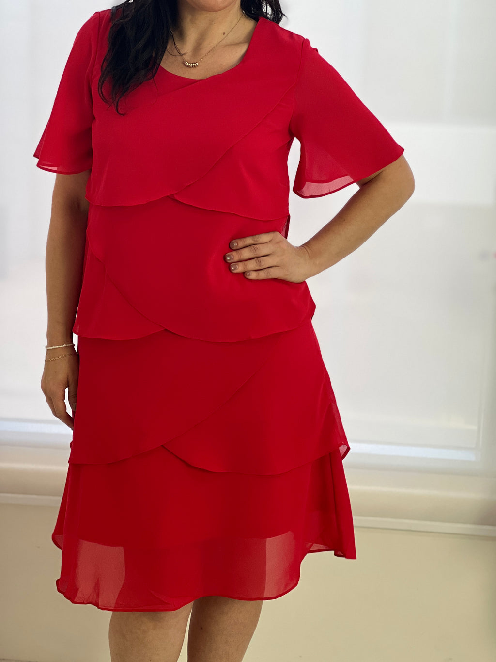 Remy Red Evening Dress – Dressxox