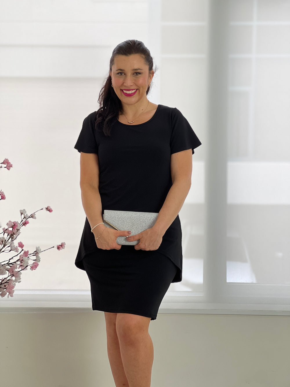 Fallon Black Layered Dress – Dressxox