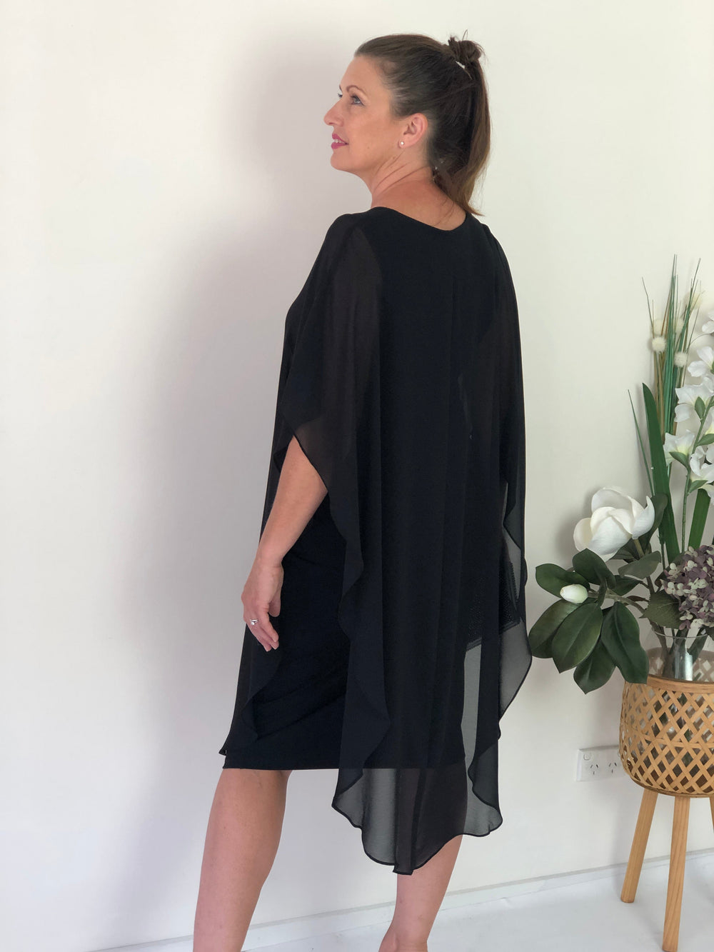 Helena Black Evening Dress – Dressxox