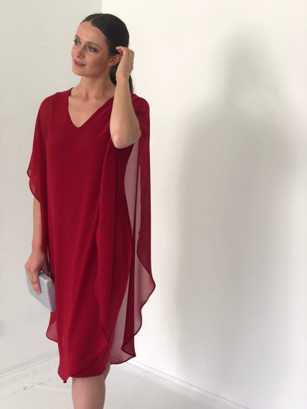 Helena Red Evening Dress – Dressxox