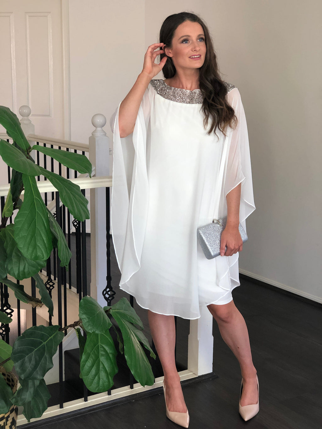 Etan Ivory Evening Dress – Dressxox