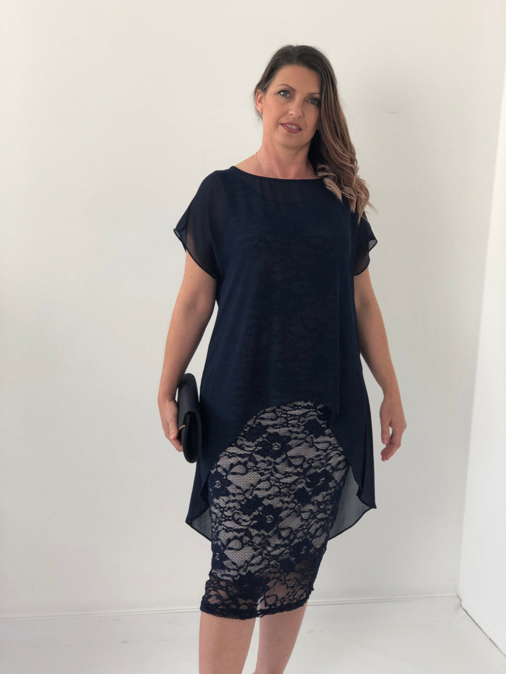 Hulston Sand/Navy Evening 2 Piece Set – Dressxox